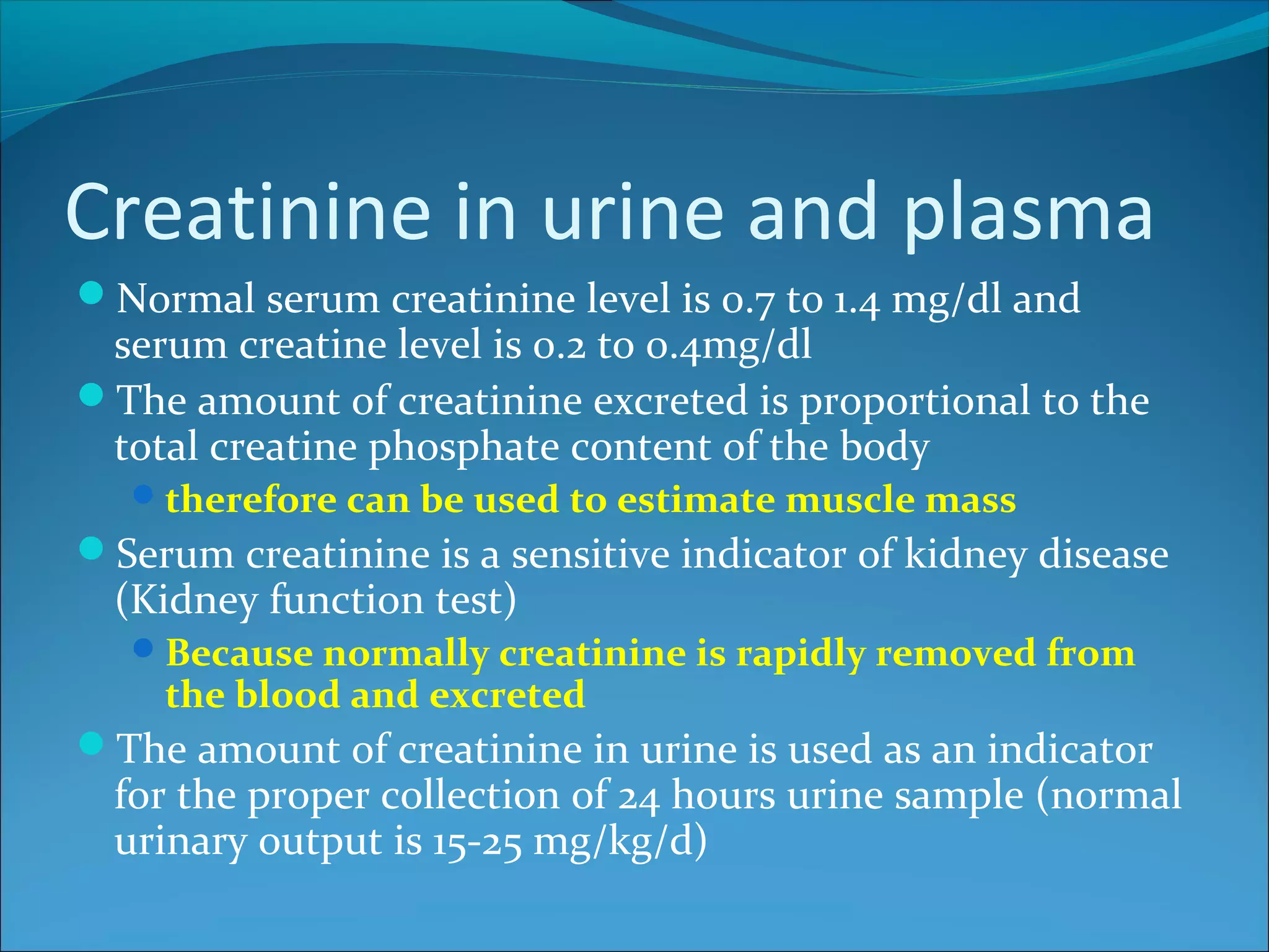 Creatine metabolism | PPT