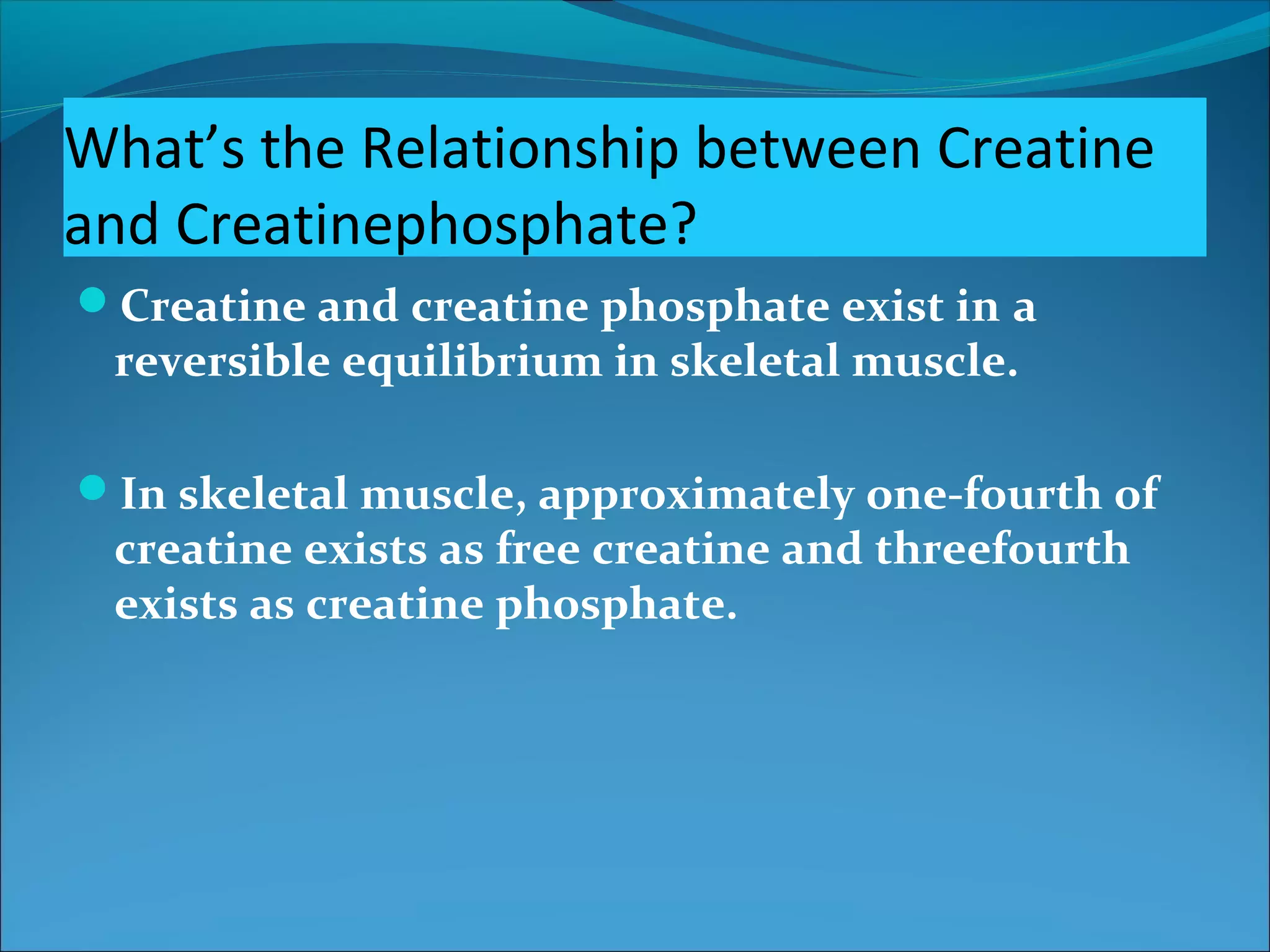 Creatine metabolism | PPT