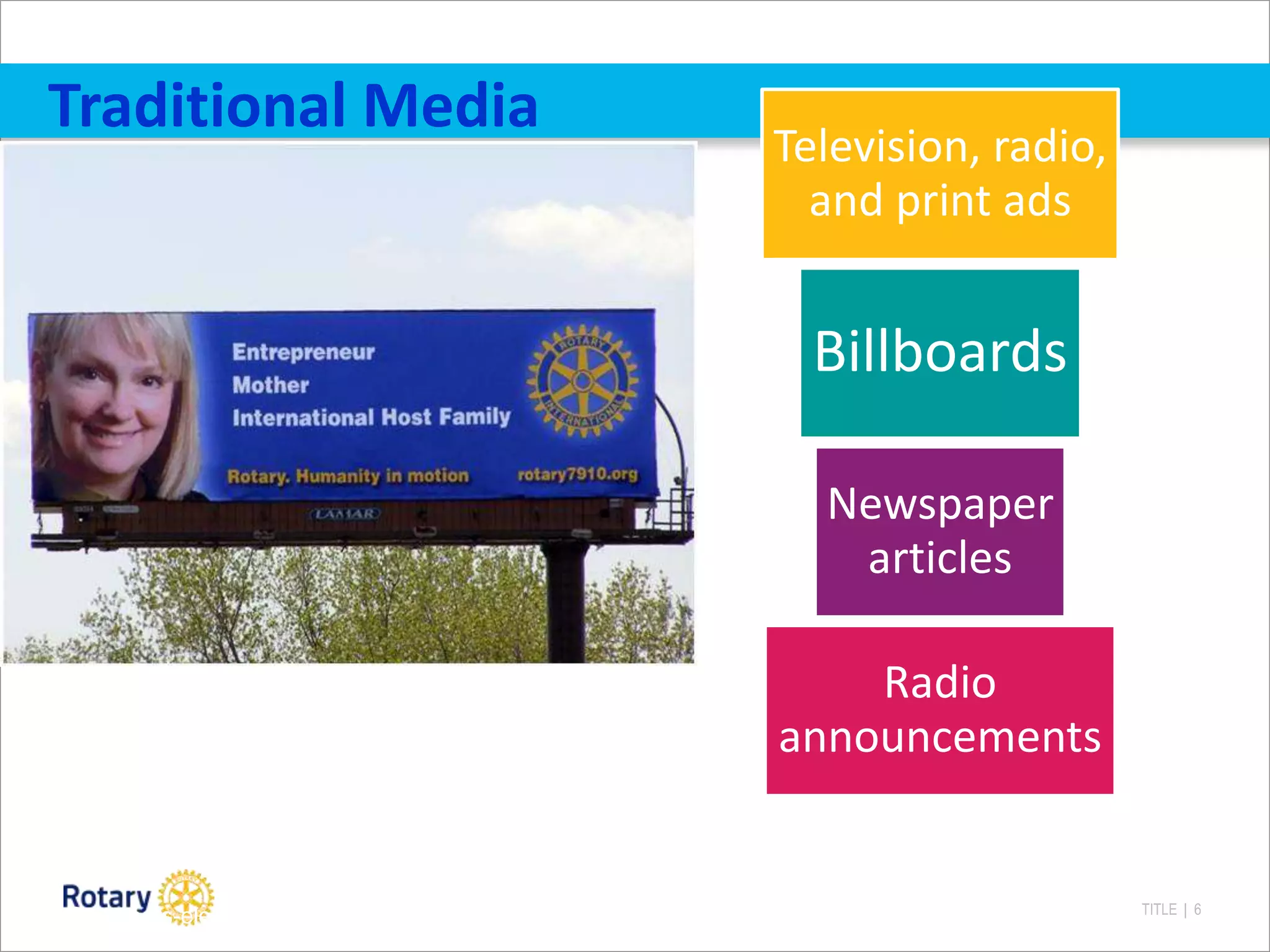 Rotary - Creating a public relations plan | PPTX