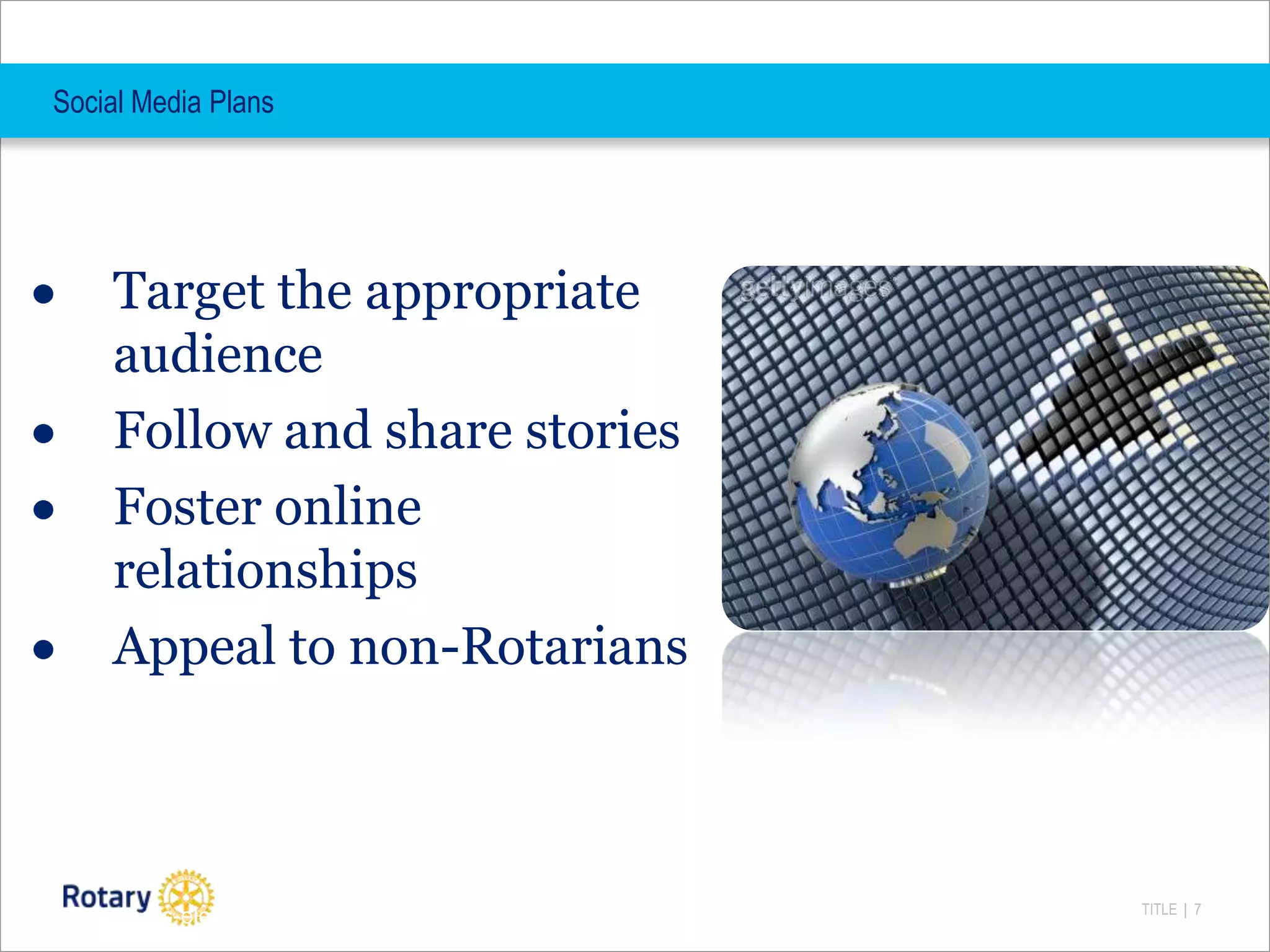 Rotary - Creating a public relations plan | PPTX