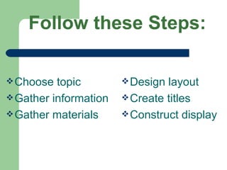 Creating a Bulletin Board | PPT