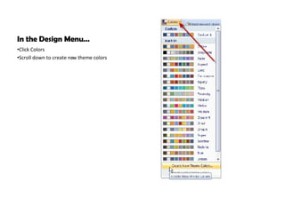 Creating a Color Scheme | PPT