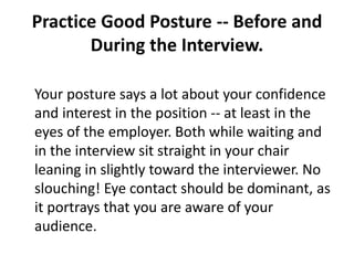 Creating a-job-interview-portfolio | PPT