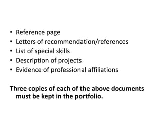 Creating a-job-interview-portfolio | PPTX