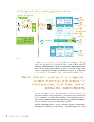 Creating a Learning Technology Roadmap: Maximizing Efficiency While ...