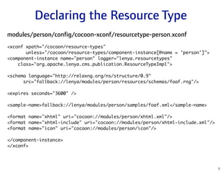 Creating a Resource Type with Apache Lenya 2.0 | PPT