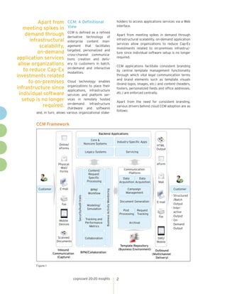 Creating a Scalable and Extensible On-Demand Customer Communications ...