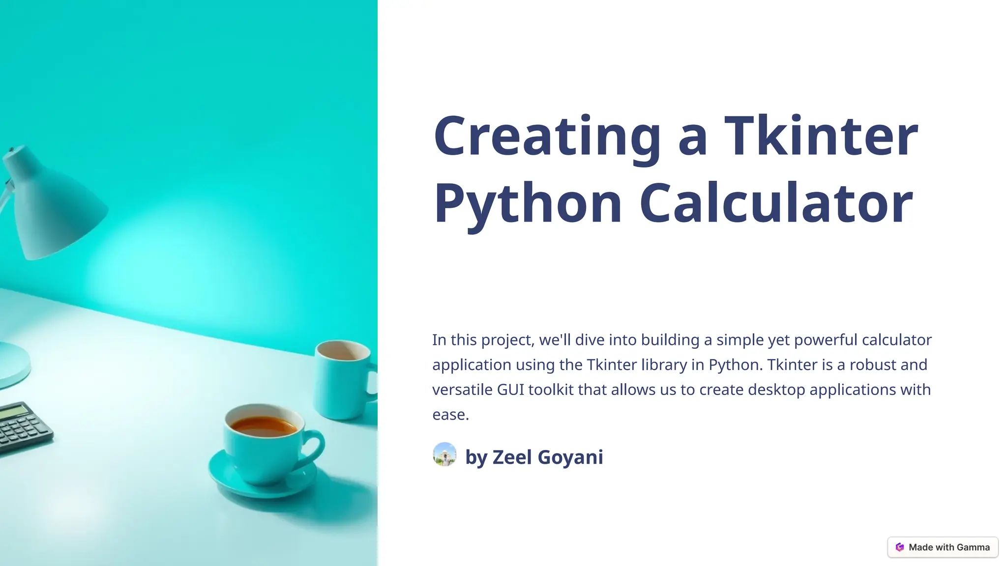 Creating-a-Tkinter-Python-Calculator.pptx | Computing | Technology & Computing