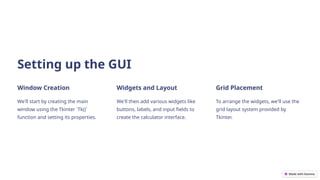 Creating-a-Tkinter-Python-Calculator.pptx | Computing | Technology & Computing