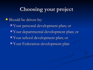 Creating A VLE Project | PPT