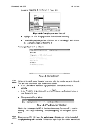 Creating Accessible Web Pages Using Dreamweaver Mx 2004 | PPT