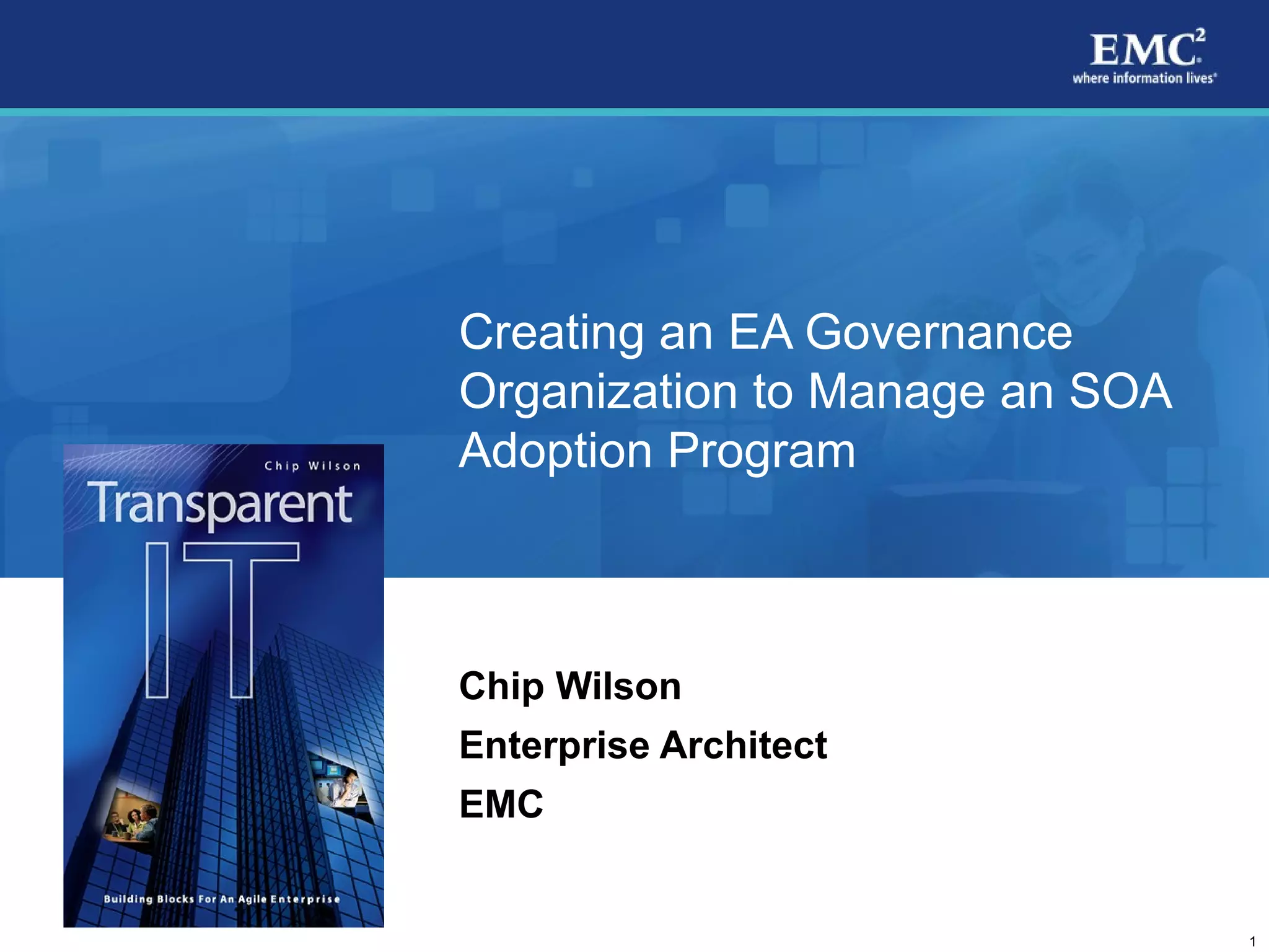 Creating An EA Governance Organization | PPT