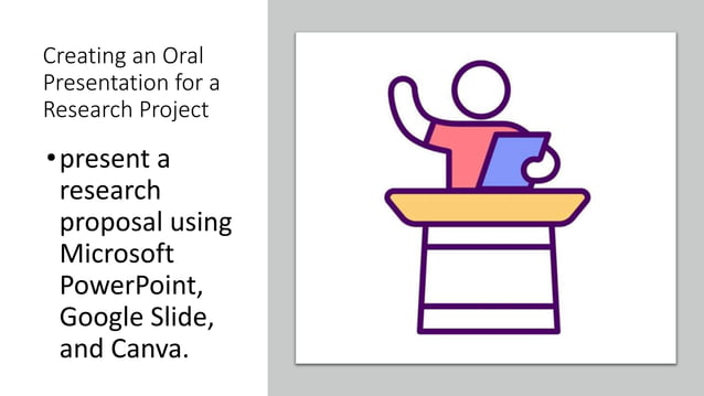Creating an Oral Presentation | PPTX