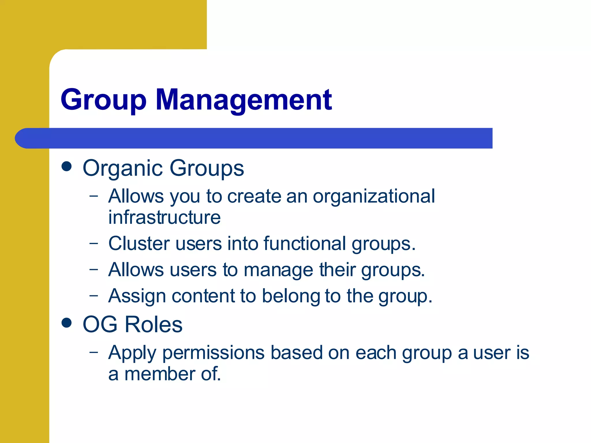 Creating Applications With Drupal Ppt