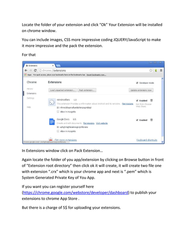 Creating chrome-extension | PDF