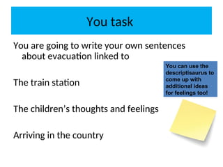 creating-descriptive-sentences-about-evacuation.ppt