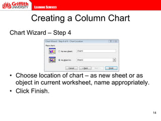 Creating & Editing Charts In Microsoft Excel 2003 | PPT