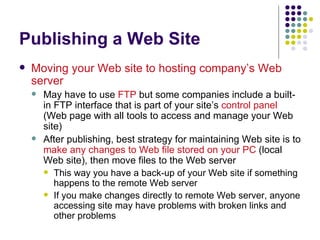 Creating Effective Web Pages Creating HTML Documents | PPT