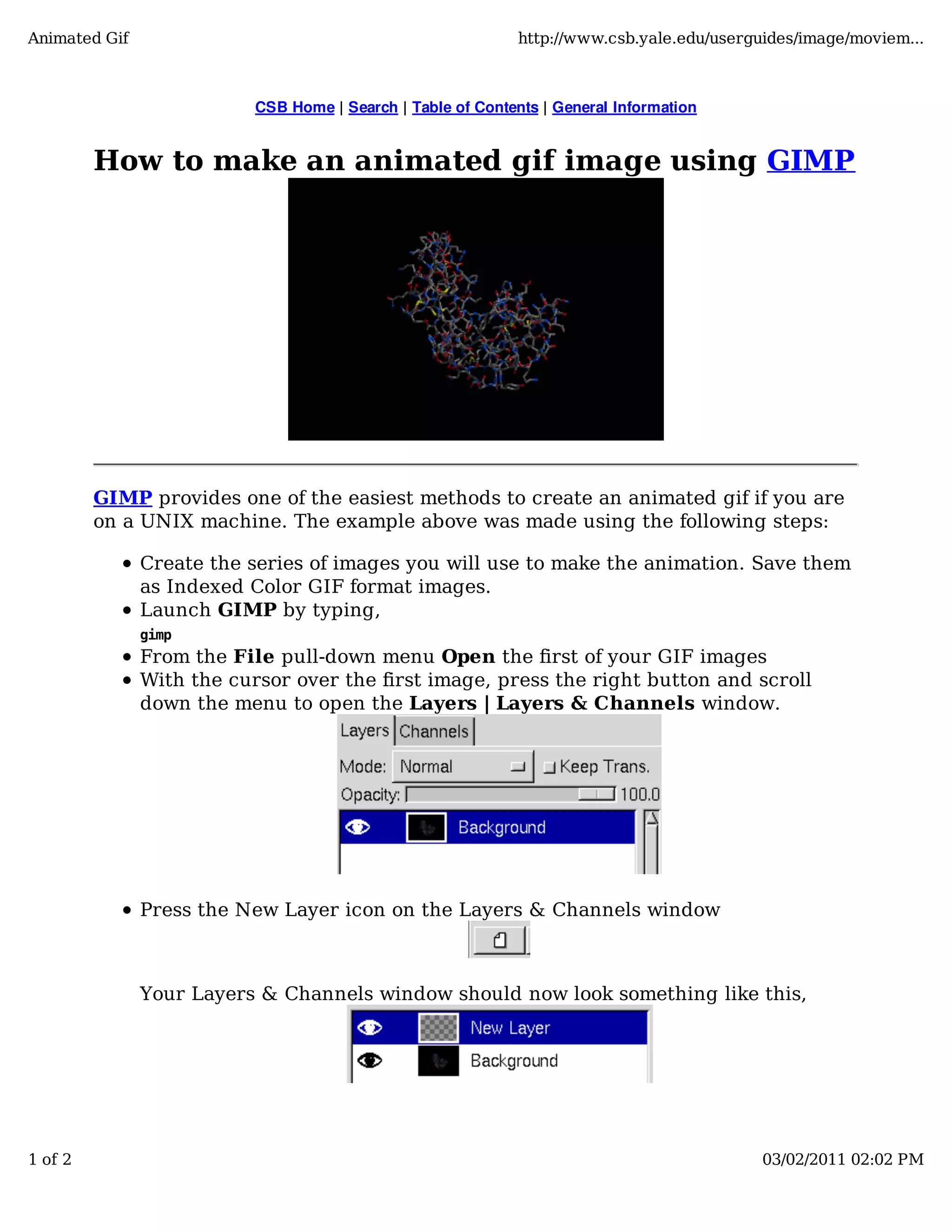 Creating GIFs with GIMP | PDF