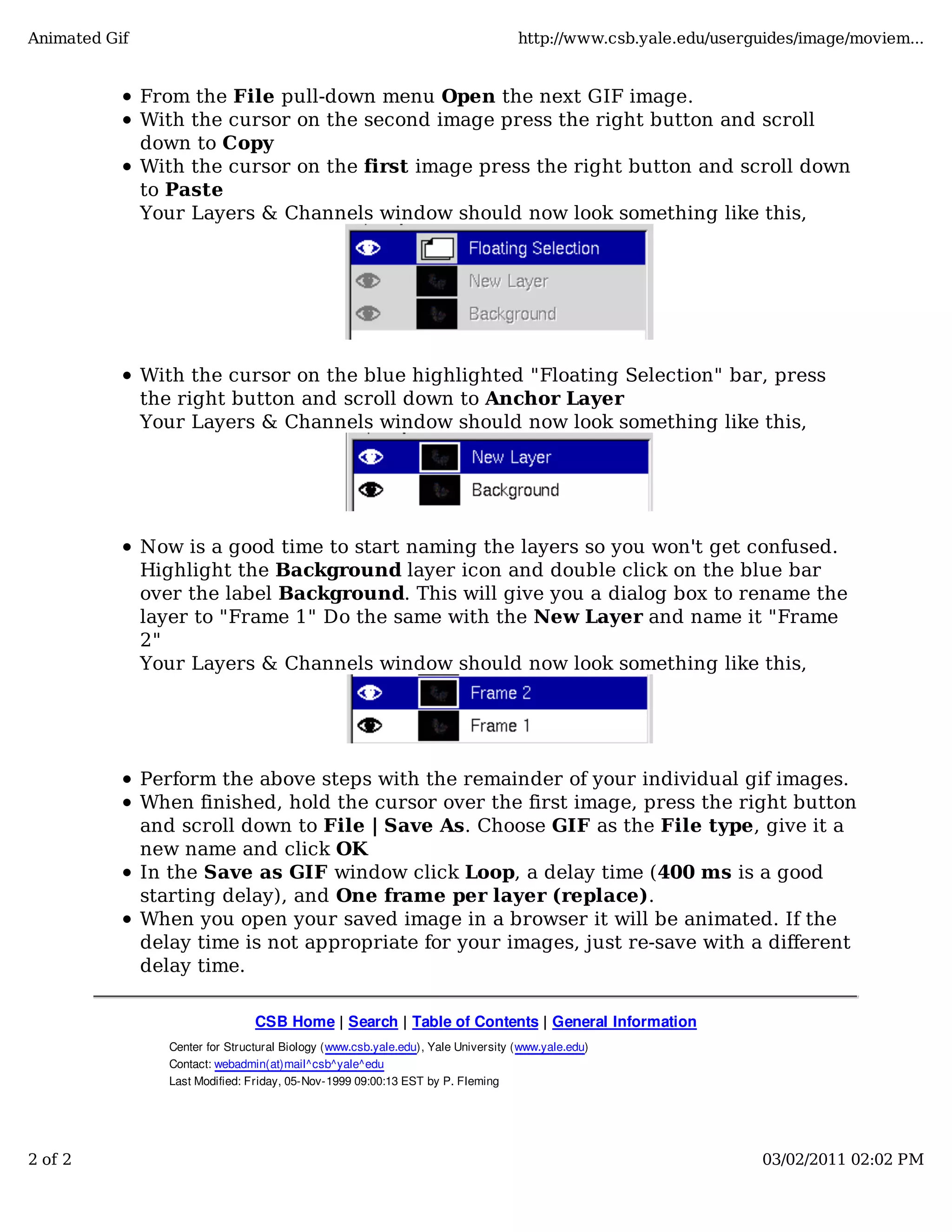 Creating GIFs with GIMP | PDF