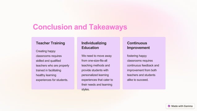 Creating-Happy-Classrooms-in-the-Indian-Context.pptx | Educational Assessment | Education