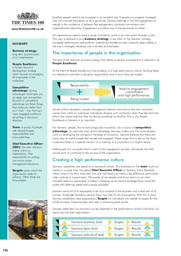 Creating High Performance Culture By Siemens