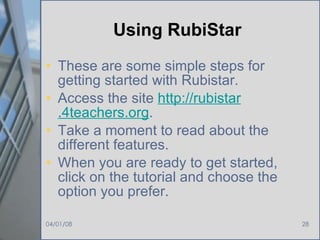 Creating Rubrics | PPT