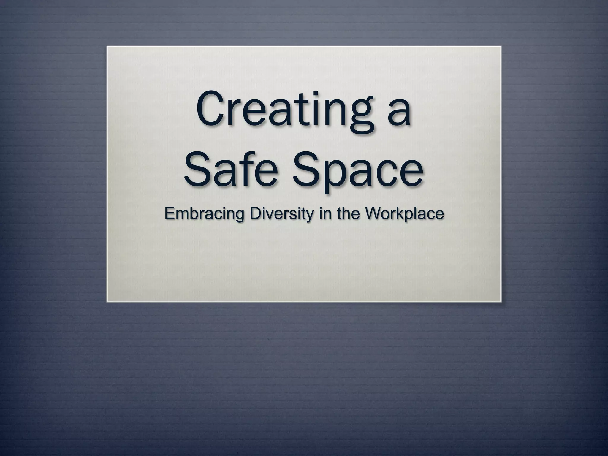 Creating Safe Space (Aisha Blake) | PDF