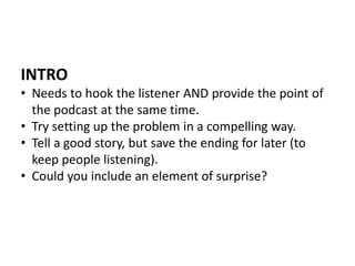 Creating Science-Based Podcasts | PPTX | Talk Show | Genres