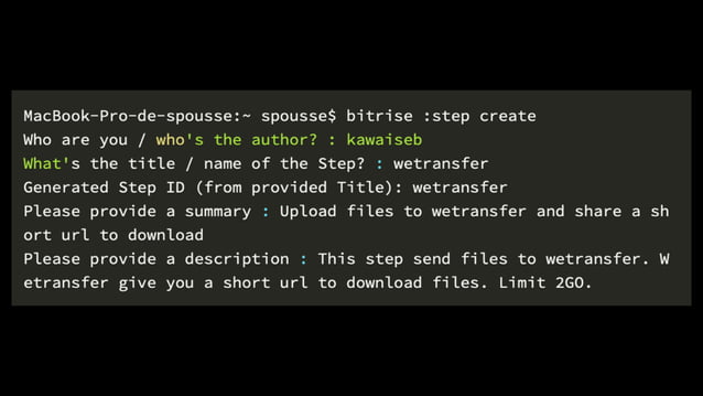 Creating your own Bitrise step | PDF