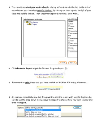 Creating student-progress-reports | PDF