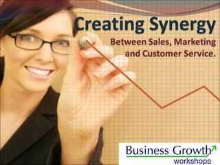 Creating synergy - Between Sales, Marketing & Customer Service | PPT