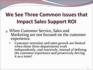 Creating synergy - Between Sales, Marketing & Customer Service | PPT