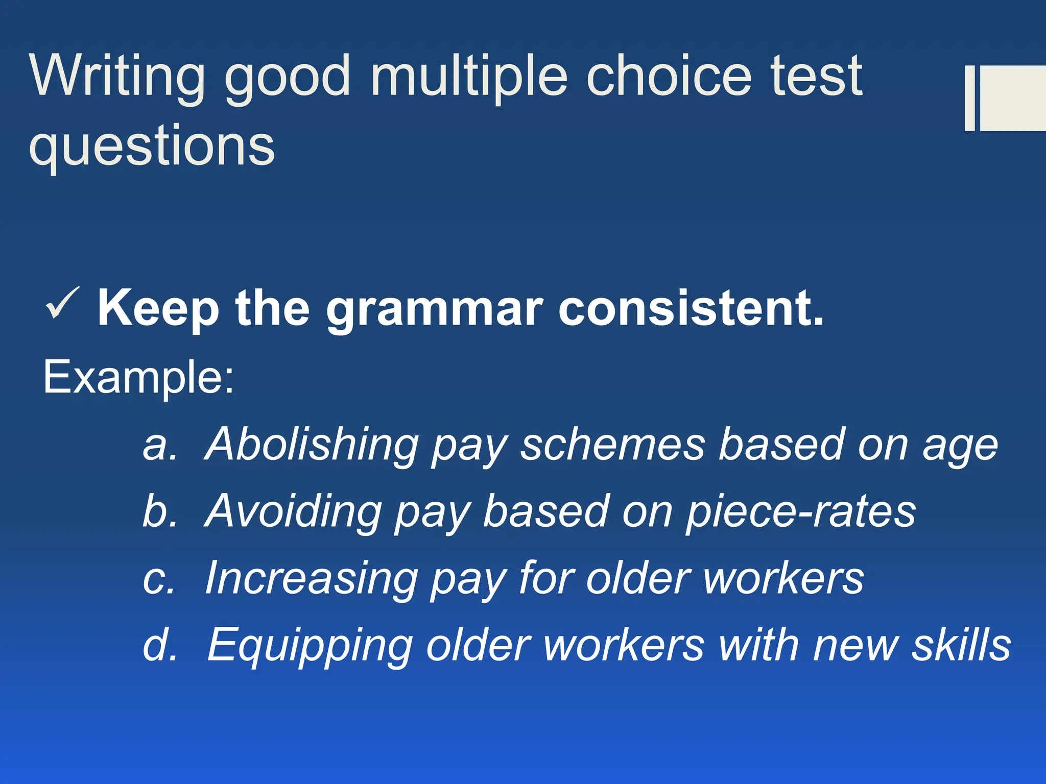 Guidelines in Making Test Item Questions | PPTX
