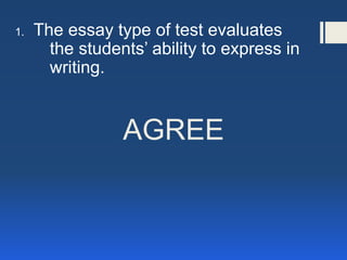 Guidelines in Making Test Item Questions | PPTX