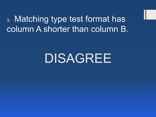 Guidelines in Making Test Item Questions | PPTX