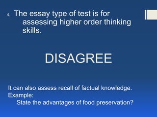 Guidelines in Making Test Item Questions | PPTX