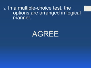 Guidelines in Making Test Item Questions | PPTX