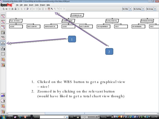 Creating the WBS With OpenProj | PPT | Technology & Computing