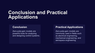 Creating-Zero-Pole-Gain-Models for Engineering | PPTX