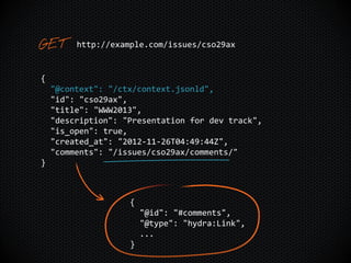 Creating 3rd Generation Web APIs with Hydra | PPTX