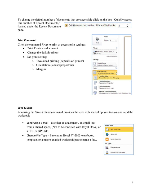 Creating a basic spreadsheet 2010 | PDF