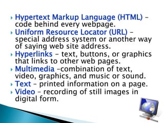Creating a Basic Webpage (Essential Vocabulary) | PPT