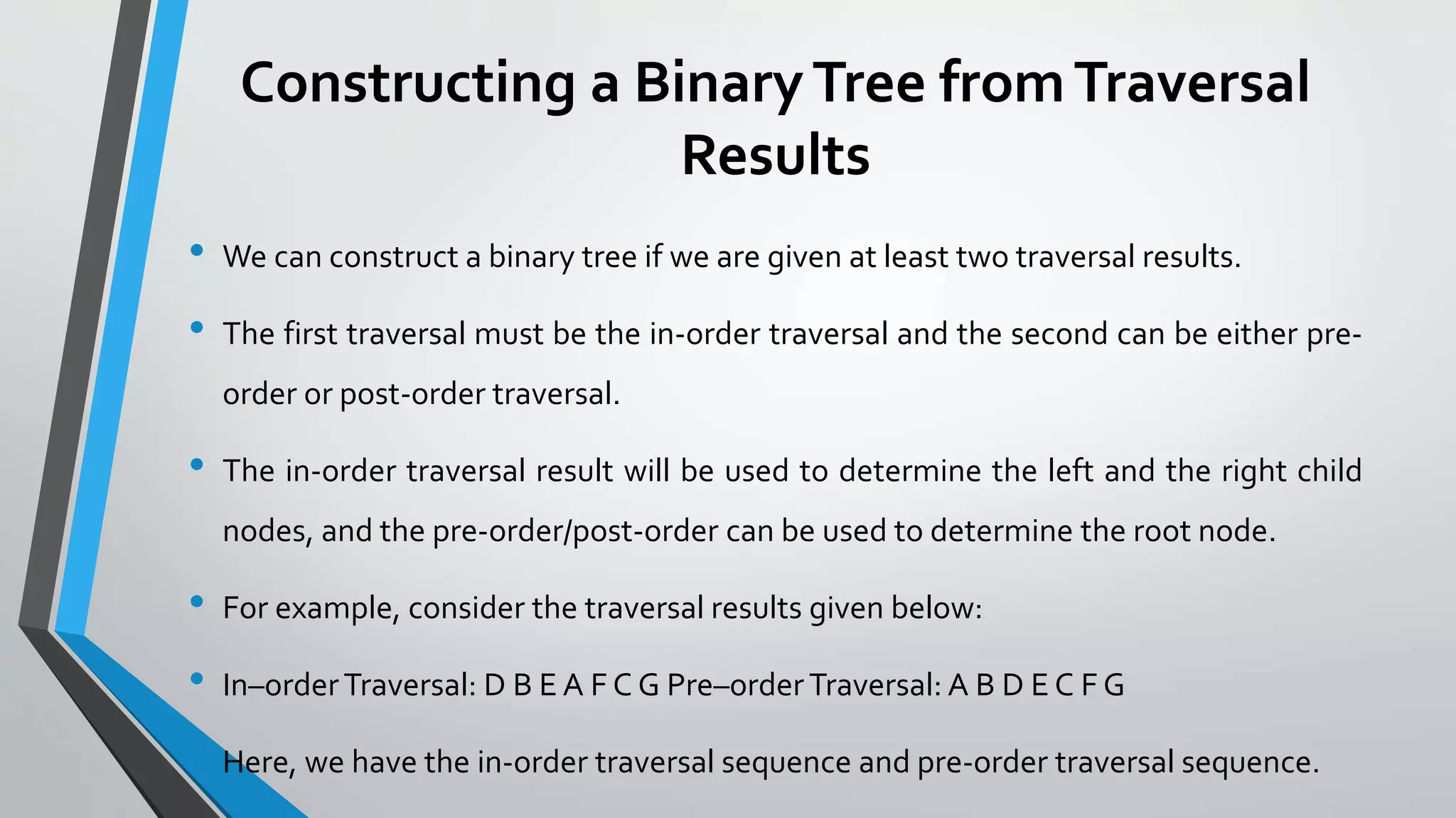 Creating A Binary Tree From A General Treepptx Programming Languages Computing