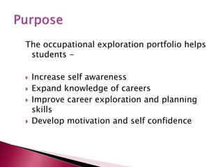 Creating a career portfolio | PDF