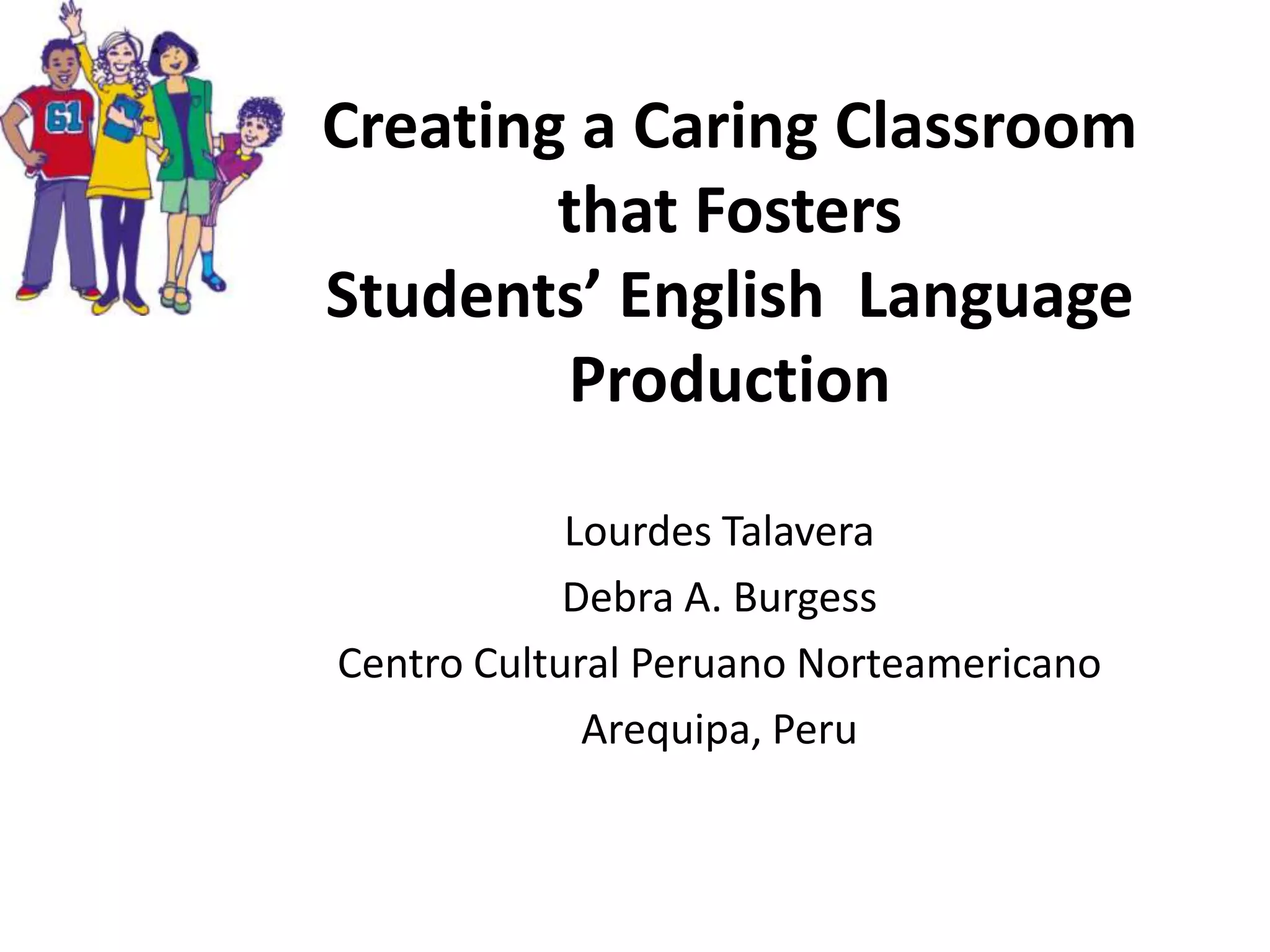 [RELO] Creating A Caring Classroom | PPTX