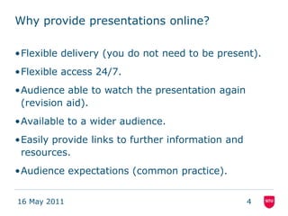 Creating accessible powerpoints presentation | PPT