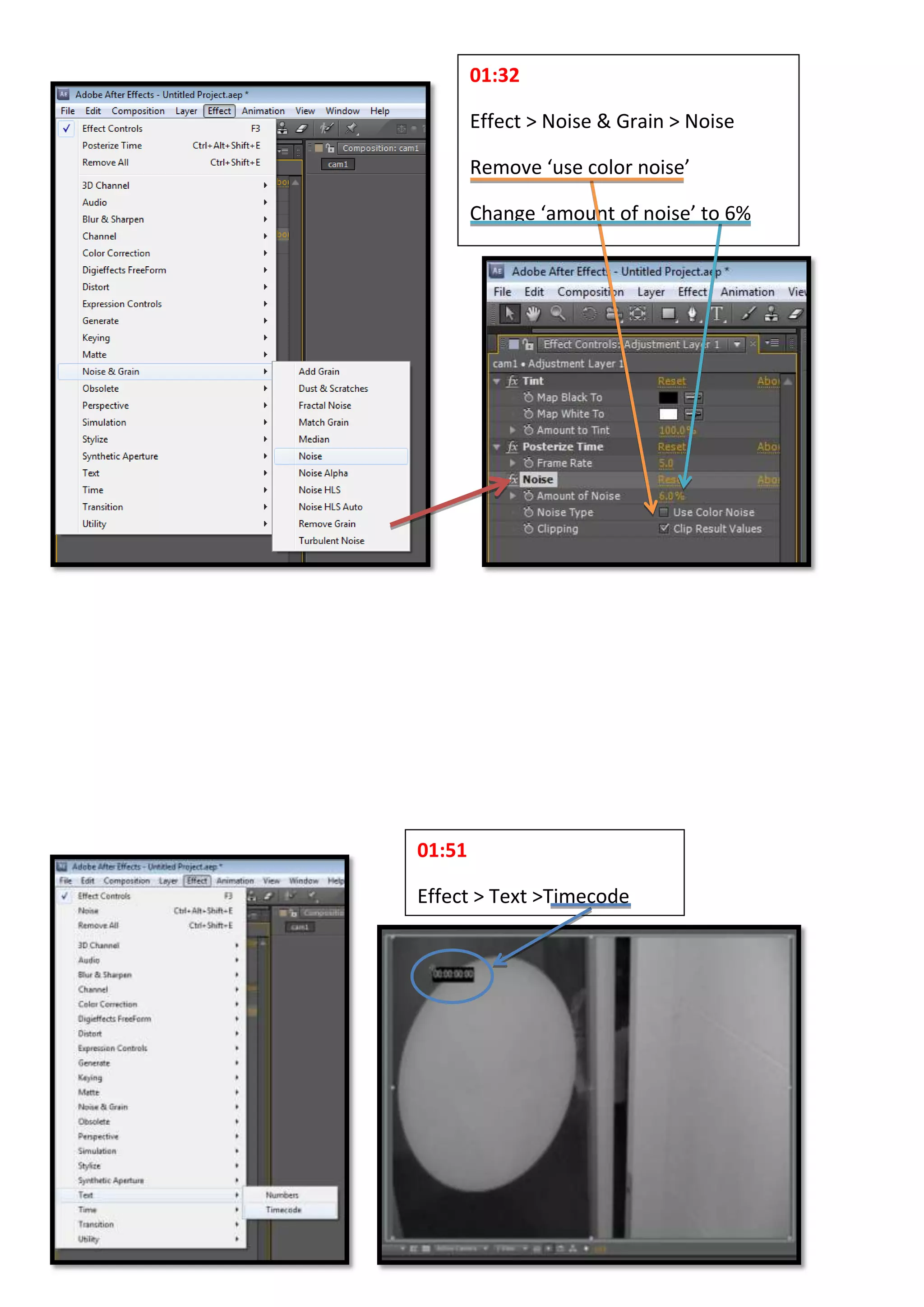 Creating a cctv monitor affect in adobe after effects cs5 | DOCX