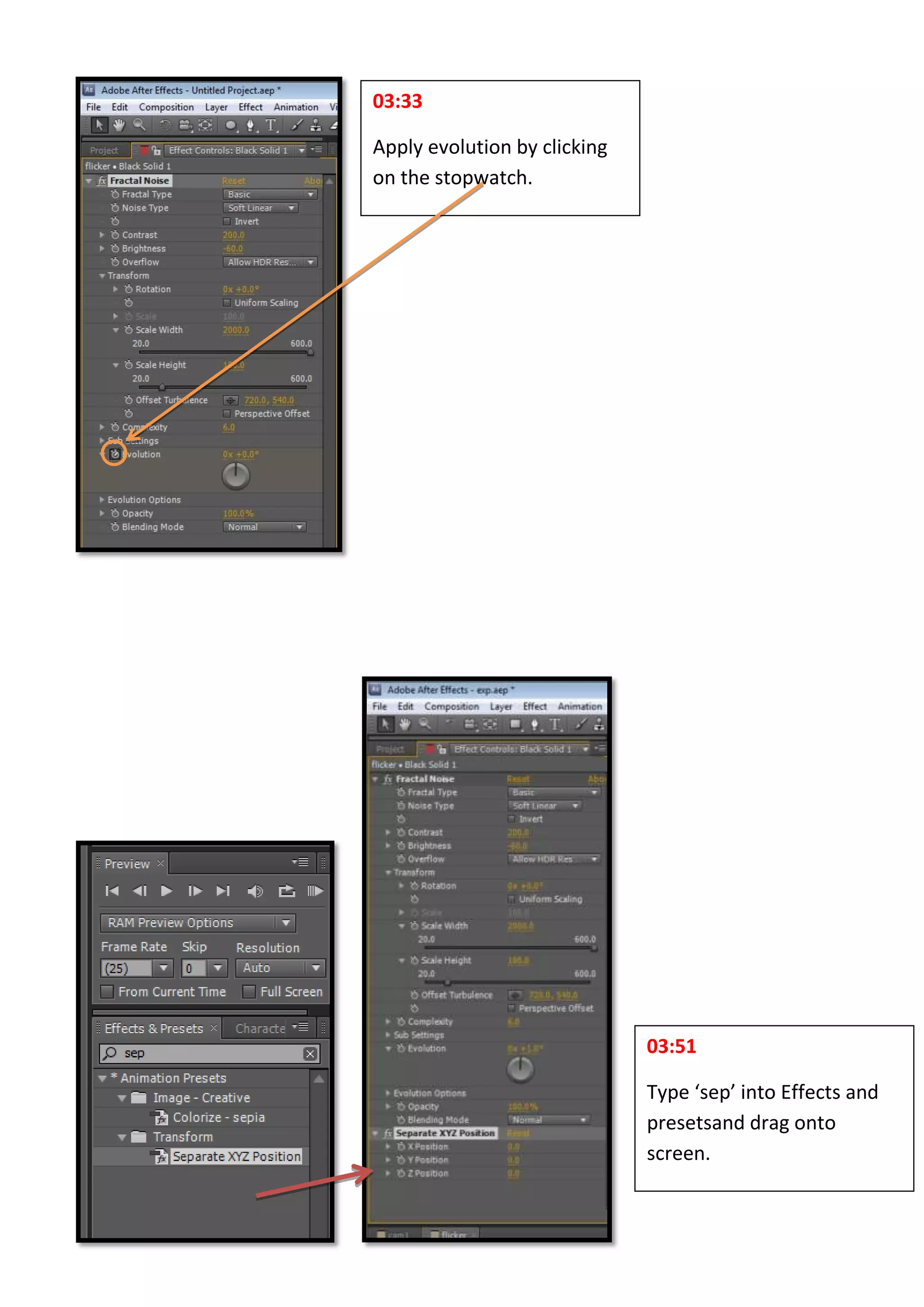 Creating a cctv monitor affect in adobe after effects cs5 | DOCX