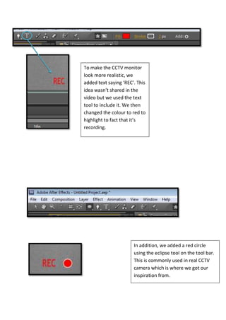 Creating a cctv monitor affect in adobe after effects cs5 | DOCX